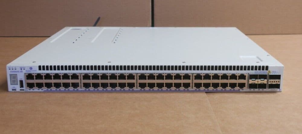 Alcatel-Lucent OmniSwitch OS6860E-48 48x 1GbE 4x 1/10G SFP 2x VFL Port Switch