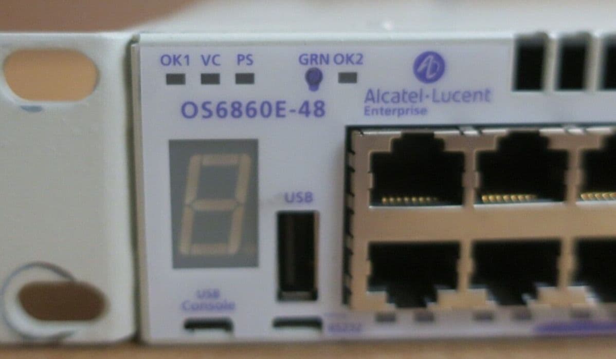 Alcatel-Lucent OmniSwitch OS6860E-48 48x 1GbE 4x 1/10G SFP 2x VFL Ports ...