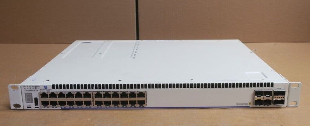 Alcatel-Lucent OmniSwitch OS6860E-P24 Switch 24x 1GbE PoE 4x 1/10G SFP ...