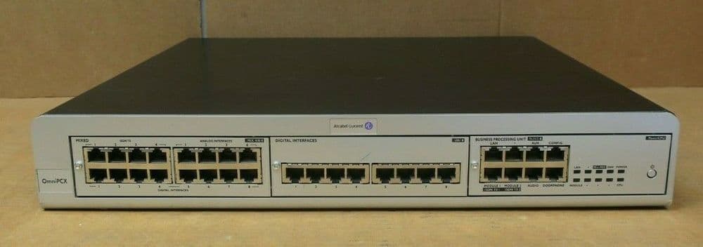 Alcatel OmniPCX Office Small Phone System With UAI 8 / Power CPU / Mix ...