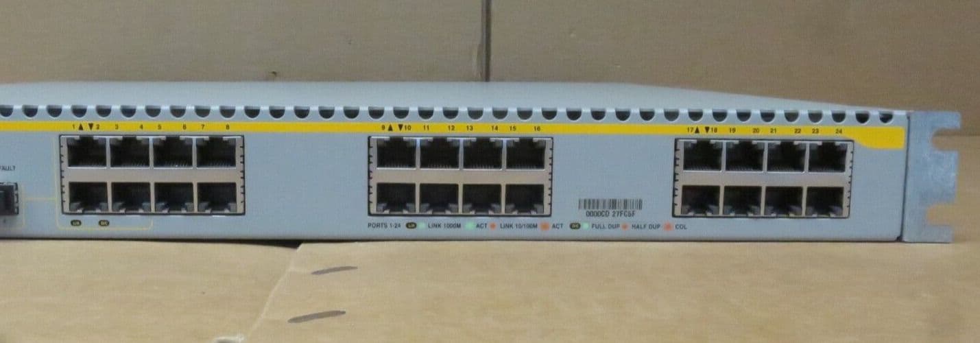 Allied Telesis EMC AT-9924T-EMC 24-Port RJ-45 4 SFP Gigabit Switch 100 ...