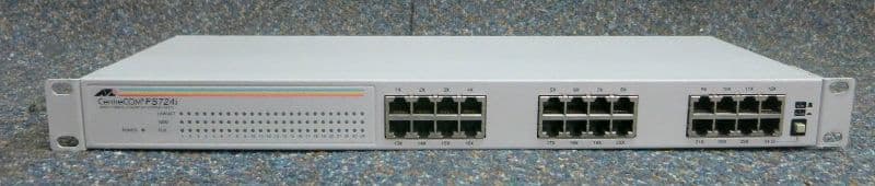 Allied Telesyn Centre COM AT-FS724i 24-Port 10/100 Fast Ethernet ...