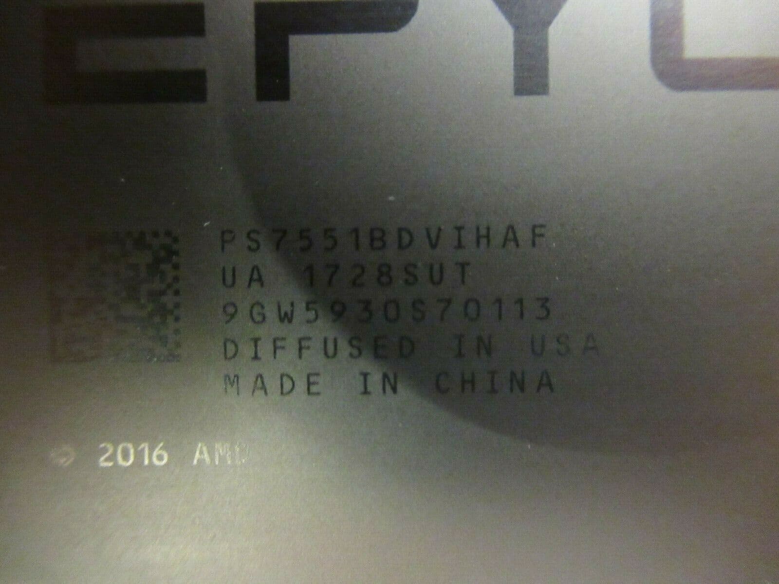 AMD EPYC 7551 32-Core 2 00GHz 64MB L3 SP3 Server CPU Processor ...