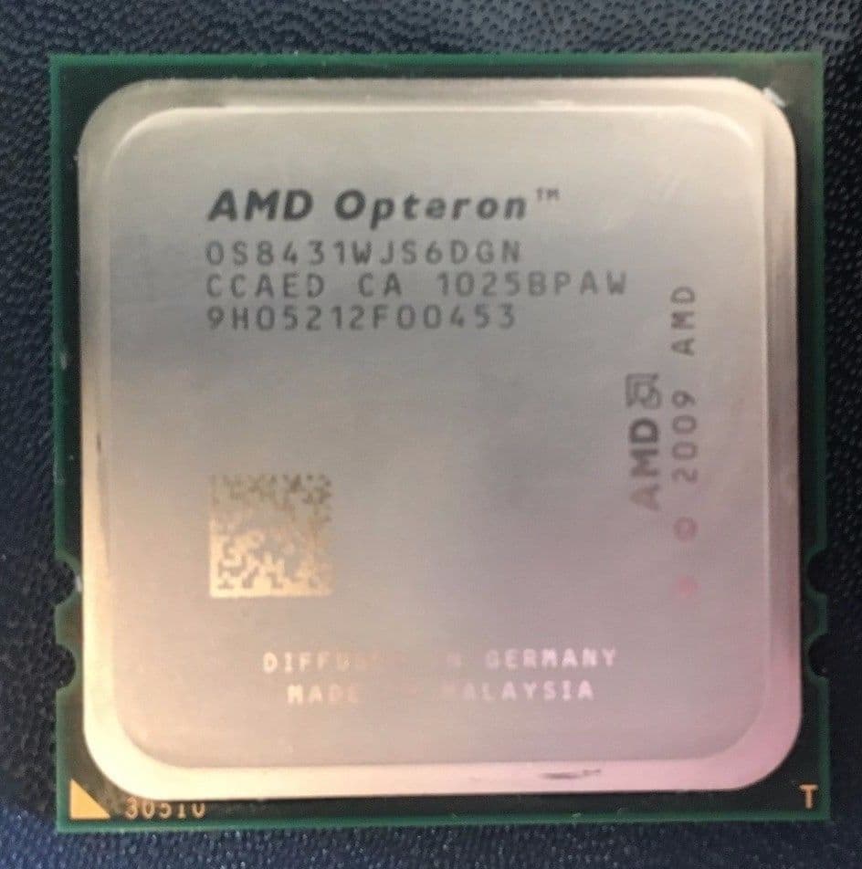 AMD Opteron 2 4GHz 8431 0S8431WJS6DGN Socket Fr2 / 1207 Six Core CPU ...
