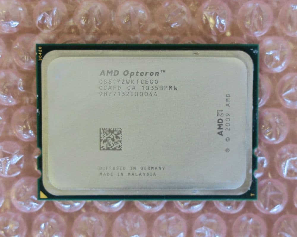 AMD Opteron 6172 OS6172WKTCEGO - Twelve 12 Core 2 10GHz Socket G34 ...