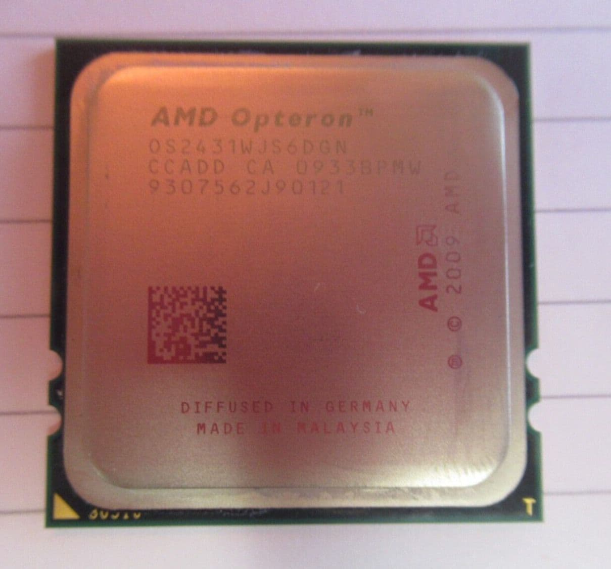 AMD Opteron OS2431WJS6DGN 2431 6 Core 2 40GHz 6MB L3 Cache Socket Fr6 ...