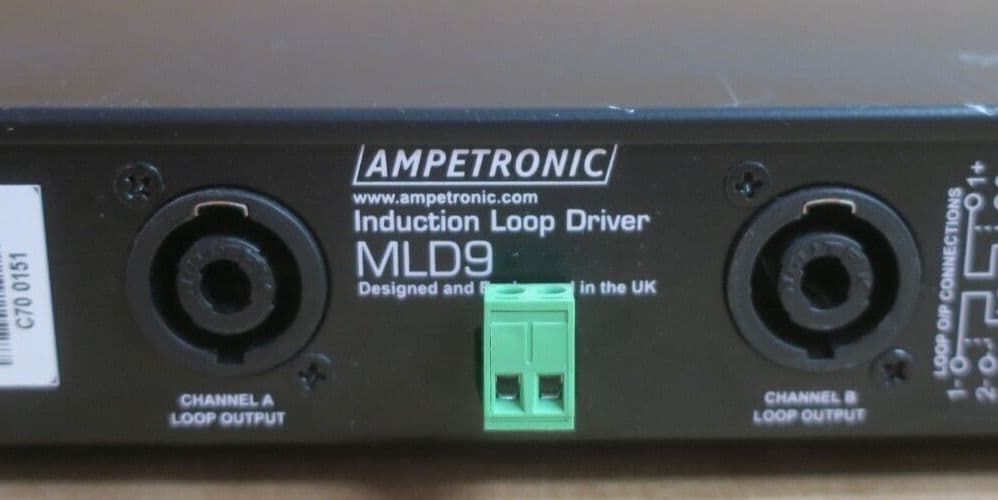 Ampetronic MLD9 Professional 2-Channel Rackmount 1U Induction MultiLoop ...