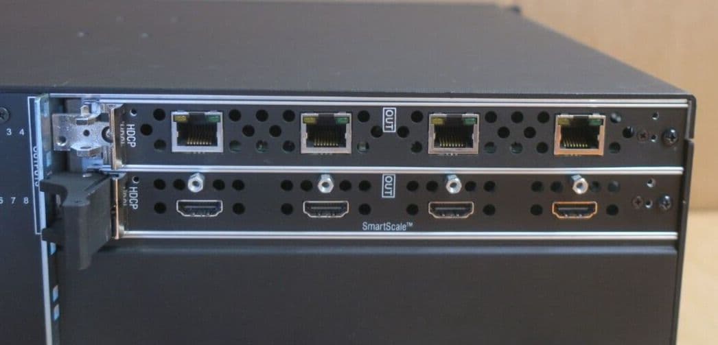 AMX ENOVA DGX 800 Digital Media Switcher Enclosure FG1060-08 With Modules