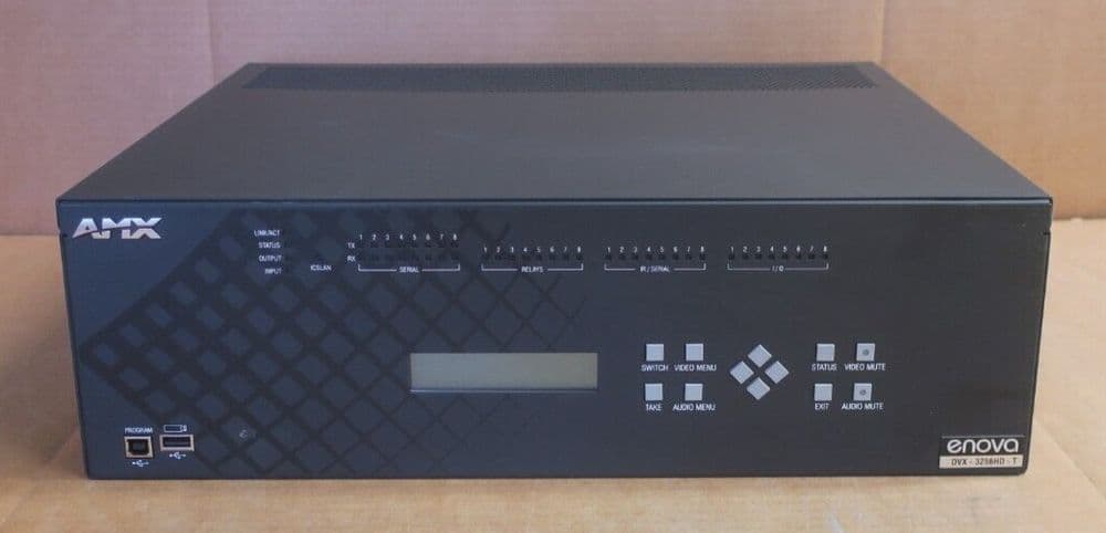 AMX Enova DVX-3256HD-T 10x4 All-In-One Presentation Switcher 3U FG1906-24