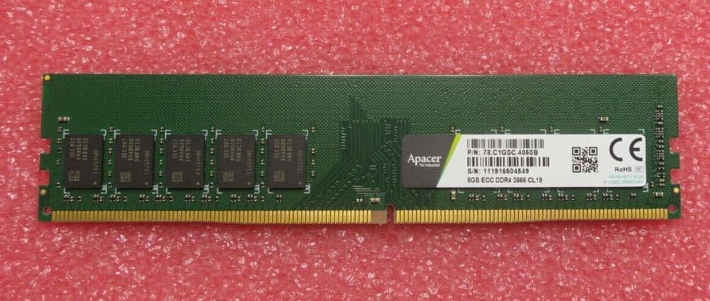 Apacer 8GB PC4-2666 DDR4 ECC UDIMM RAM Memory 78 C1GSC 4050B For QNAP TS-x83XU