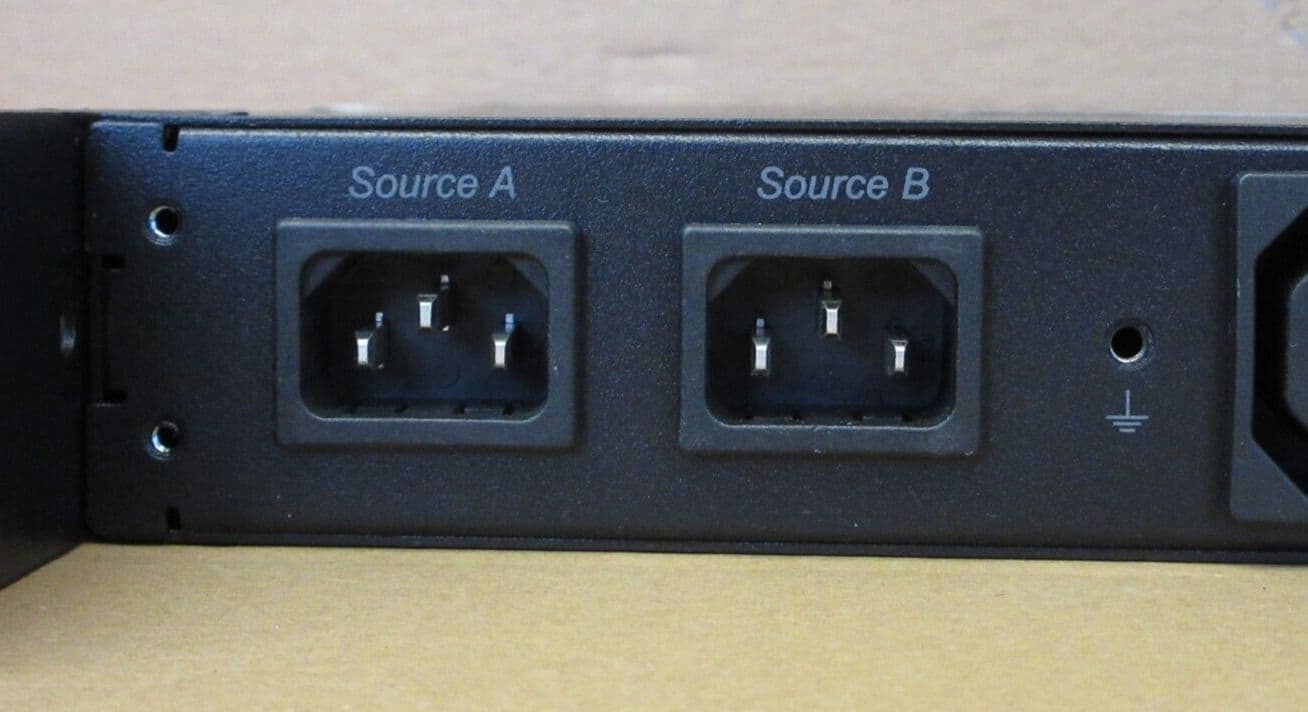 APC AP7721 Rack ATS Automatic Transfer Switch 10A/230V 2 x C14 IN 12 x ...