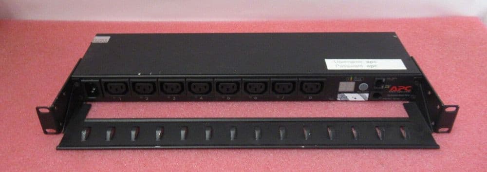 APC AP7920 Switched Rack Power Distribution Unit 1PH 1U 8xC13 Output 1xC14 Input