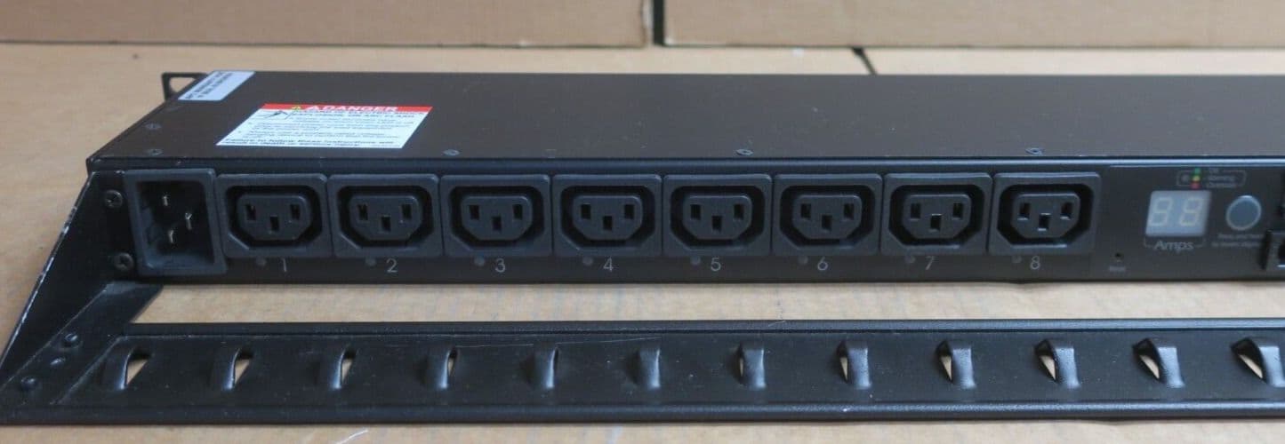 APC AP7921 Switched Rack Power Distribution Unit PDU 16A 208/230V 1xC20 8xC13