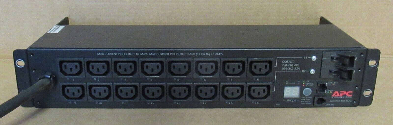 APC AP7922 Rackmount Power Distribution Unit PDU Switched 2U 32A 230V & x28;16& x29;C13