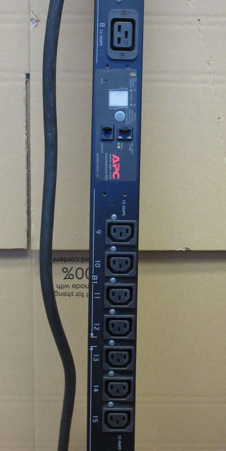 APC AP7953 Rack ZeroU Metered PDU Power Distribution Unit 32A 230V 20xC13 4xC19