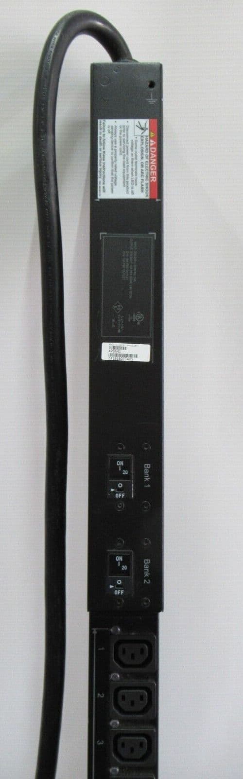 APC AP8641 21xC13 3xC19 ZeroU 2G Metered By Outlet With Switching PDU 230V 32A