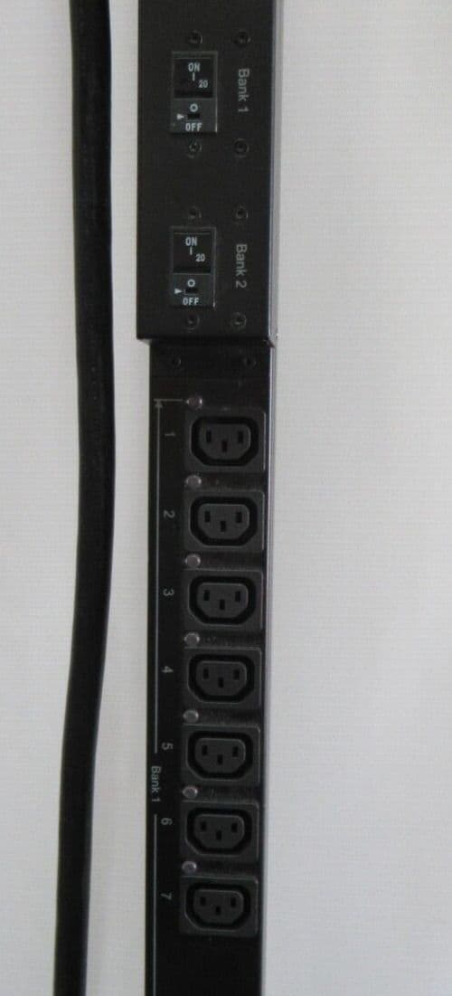 APC AP8641 21xC13 3xC19 ZeroU 2G Metered By Outlet With Switching PDU ...