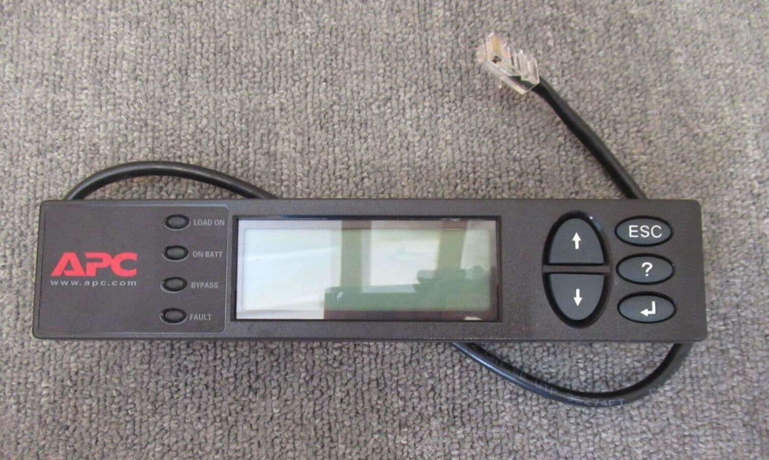 APC AP9231E Smart-Ups InfraStruXure PDU Control Panel And Bracket 870-0905A