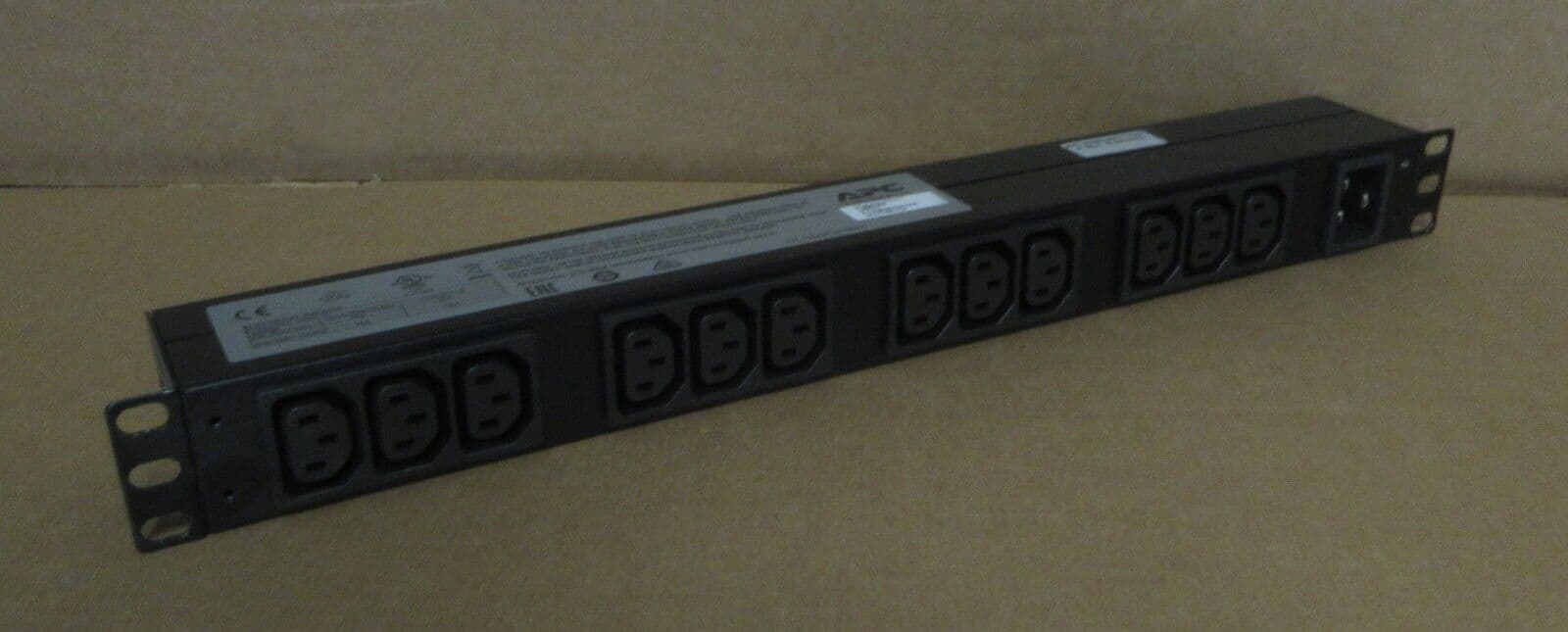 APC AP9565 12xC13 1U Basic Rack PDU Power Distribution Unit 16A 1U Rackmount
