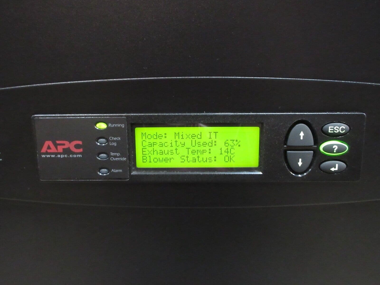 APC AR3300 NetShelter SX 42U ACF115 Air Removal Unit Fan Chiller Rack ...