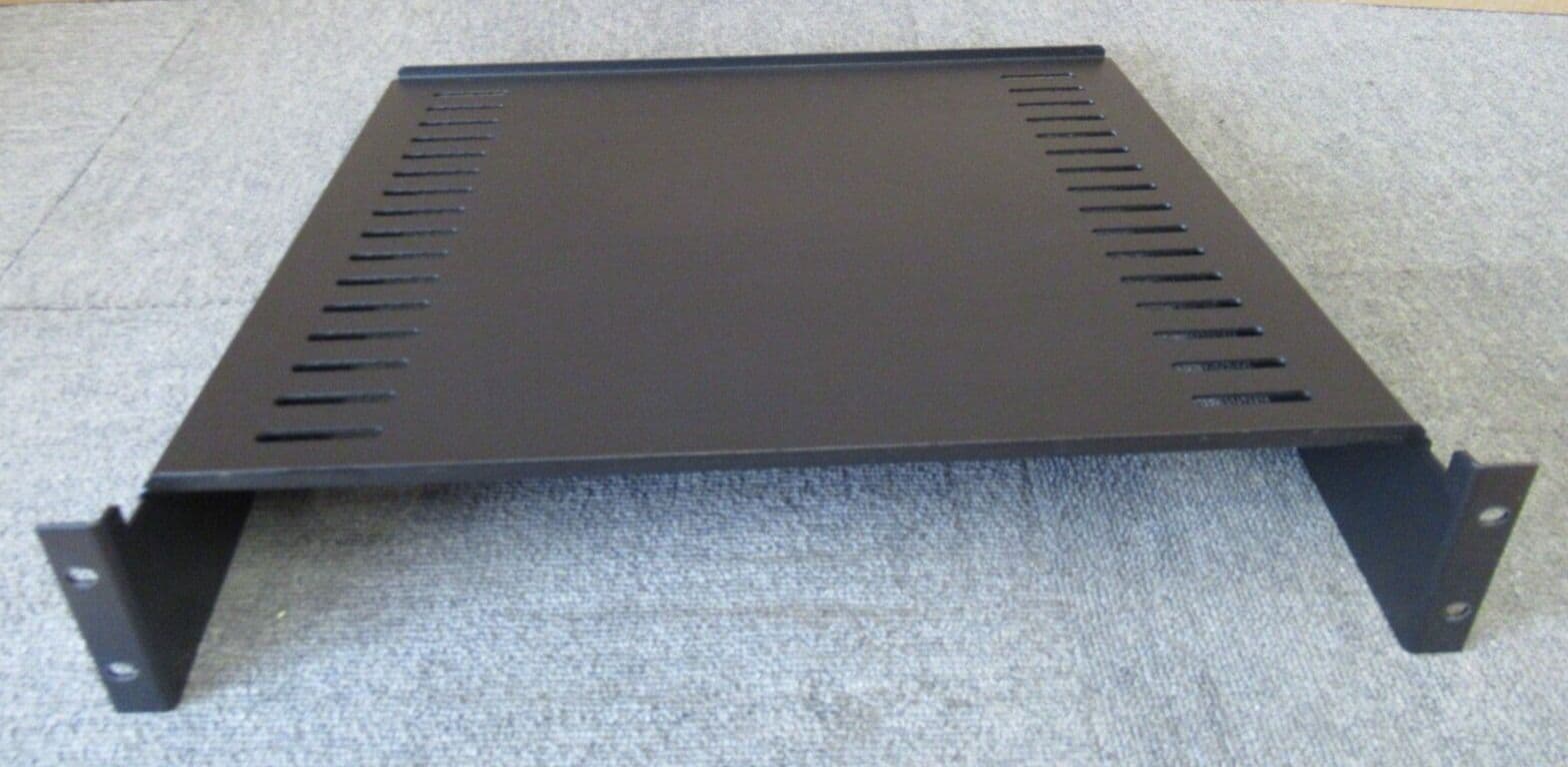 APC AR8105BLK 870-8205-001 2U Fixed Vented Cantilever Data Rack Cabinet ...