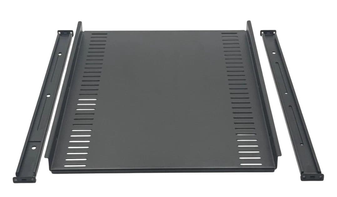 APC AR8122BLK 1U Rack mount Fixed Heavy Duty Ventilated 113Kg-Max Shelf