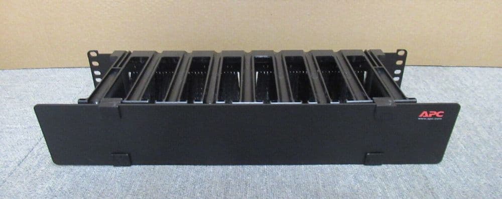 APC AR8603A NetShelter 2U Horizontal Cable Management Single Sided With ...