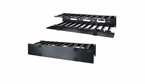 APC AR8606 Horizontal Cable Manager 2U x 6" Deep Single-Sided with Cover