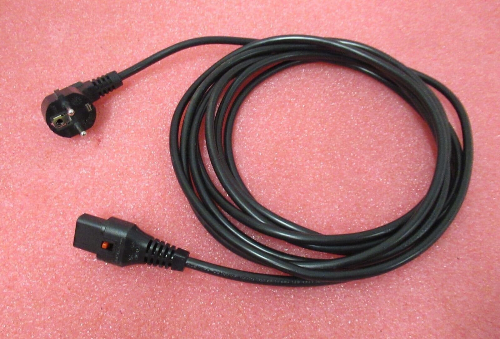 APC Locking IEC C13 To Right-Angle Schuko EU Plug Black 5m Mains Power ...