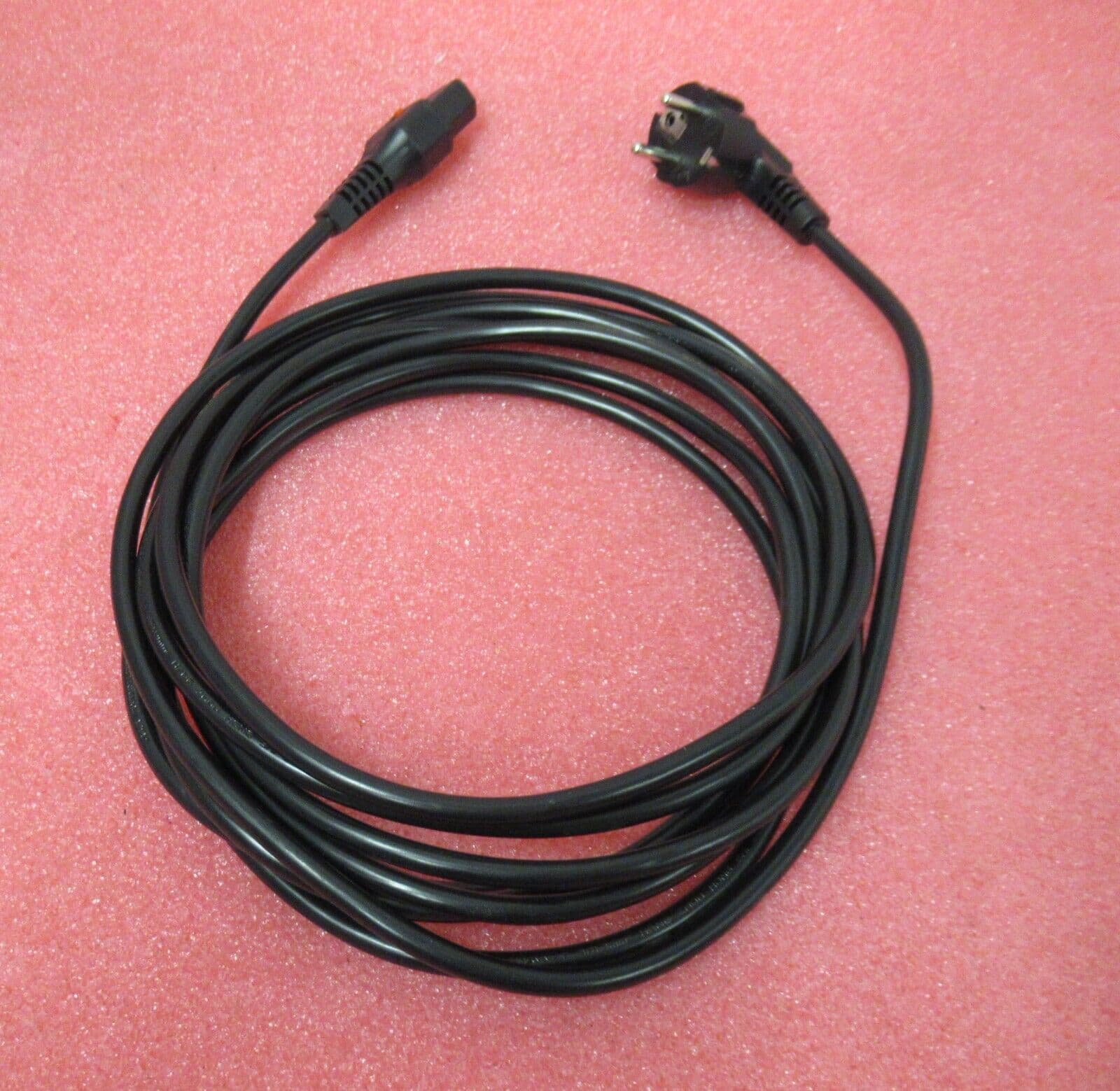 APC Locking IEC C13 To Right-Angle Schuko EU Plug Black 5m Mains Power ...