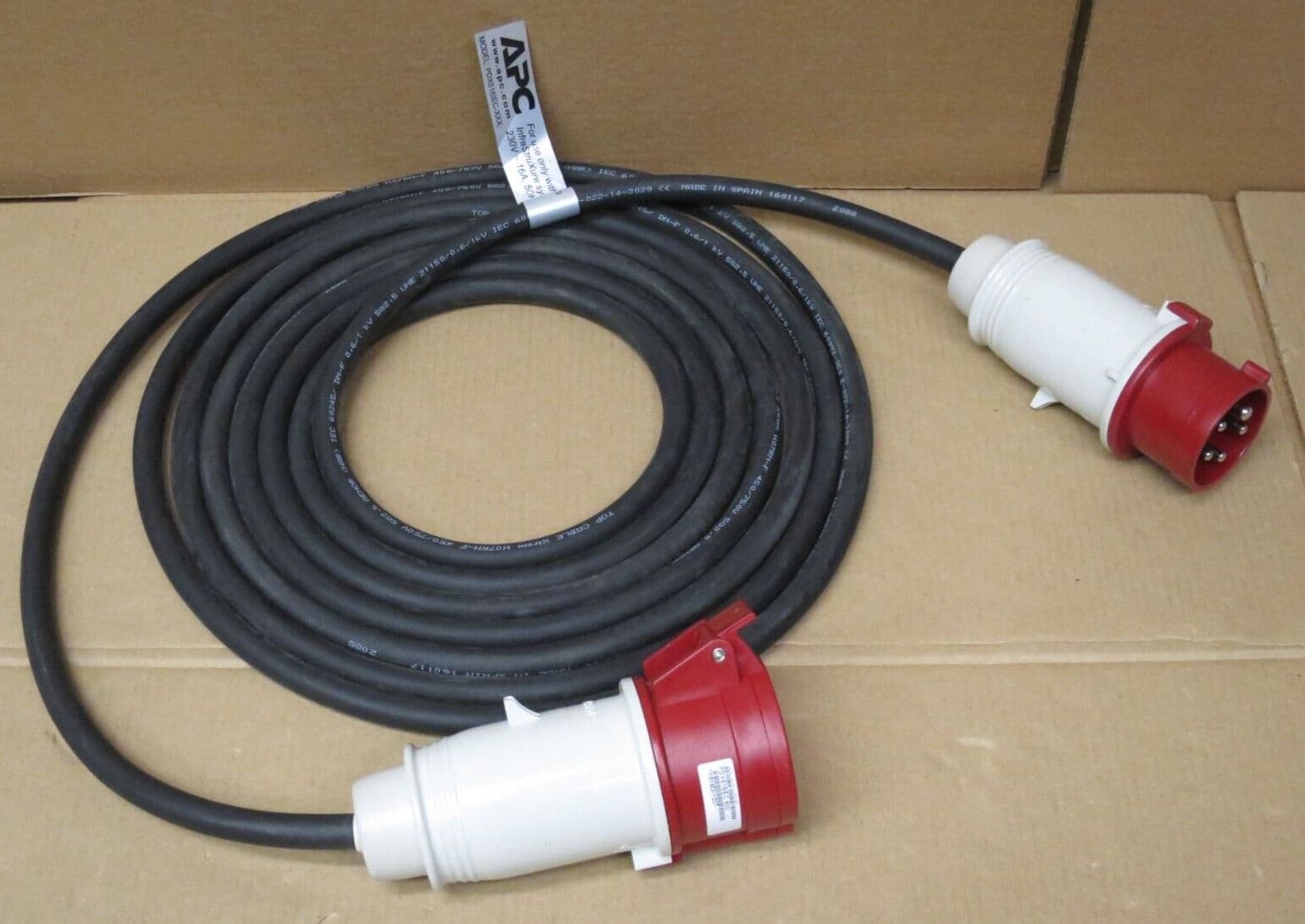 APC PDX516IEC-600 Modular Power Distribution Extender Cable 5 Wire 3PH ...