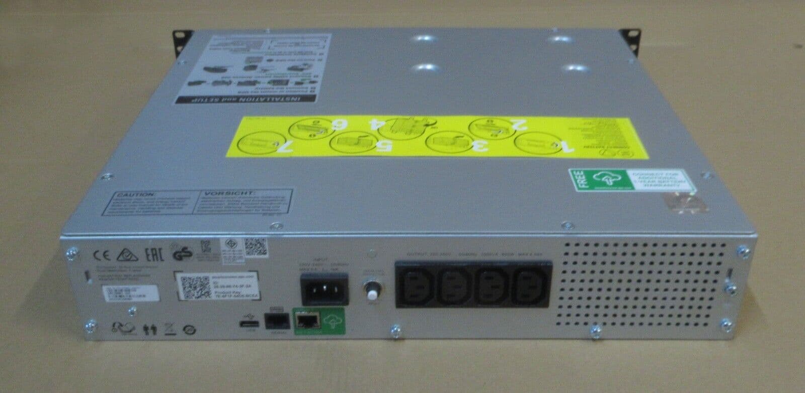 APC Smart-UPS 1000 1000VA 600W SMC1000I-2UC 4x C13 230V 2U Rackmount UPS