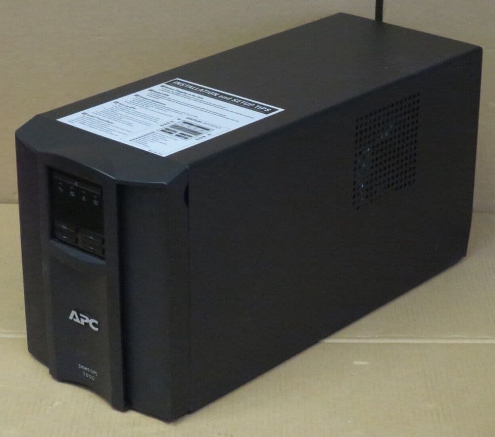 APC Smart-UPS SMT1000I 1000VA 600W Tower UPS 230V C13 New Battery Cells ...