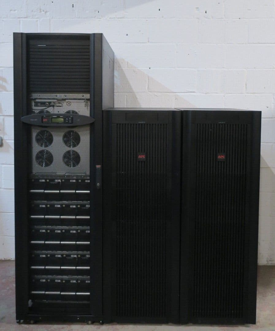 APC Smart UPS VT 40kVA 32kW 3 Phase UPS 68 x Battery Modules Battery ...