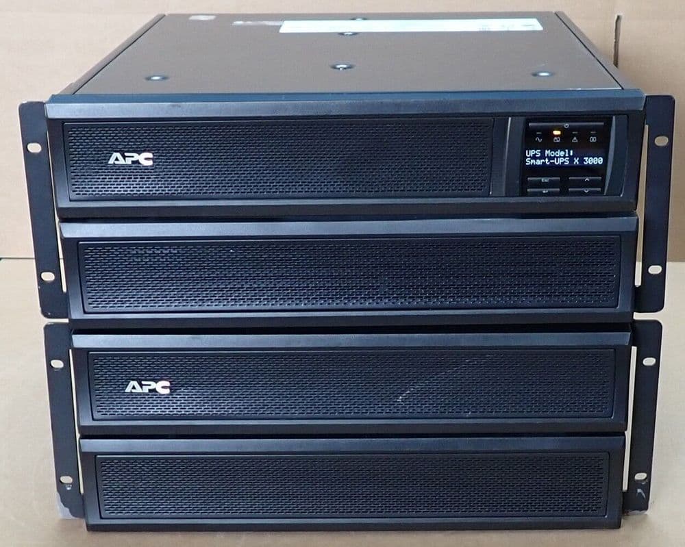 APC Smart-UPS X-Series SMX3000HV 3kVA UPS 8x C13 2x C19 SMX120BP ...