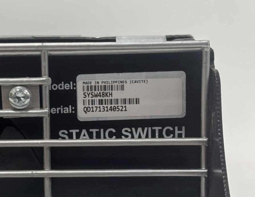 APC SYSW48KH 3 Phase 48kW Static Bypass Switch Module For Symmetra PX