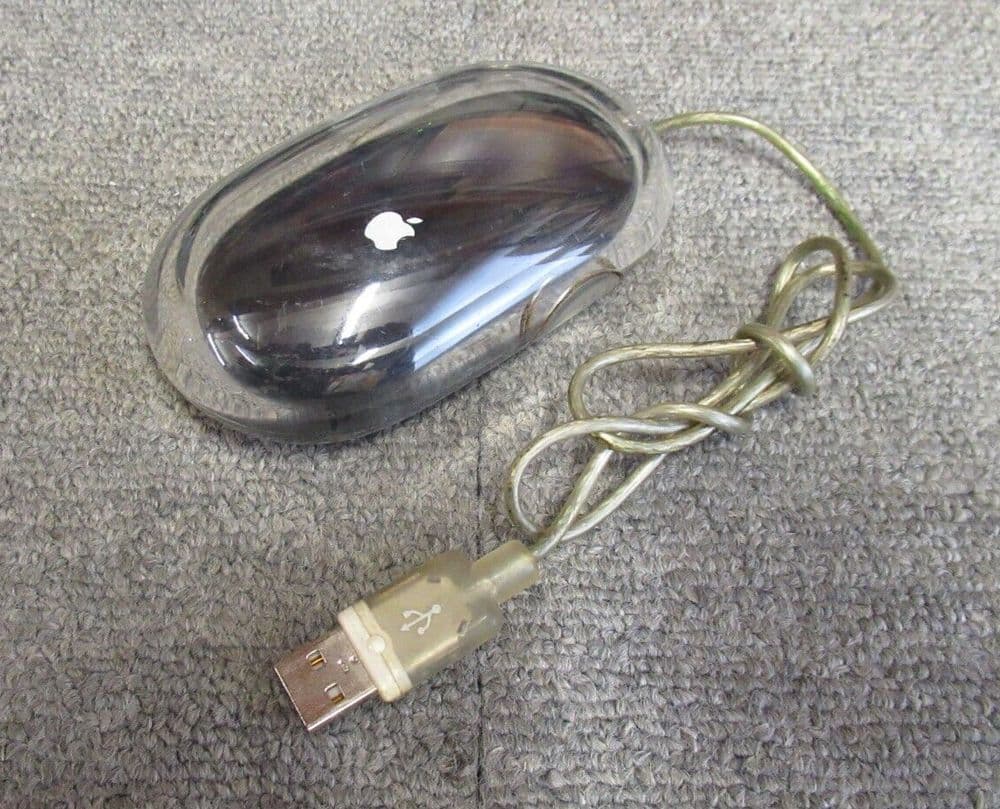 Apple M5769 Black One Button Pro Wired USB 400 DPI Optical Mouse