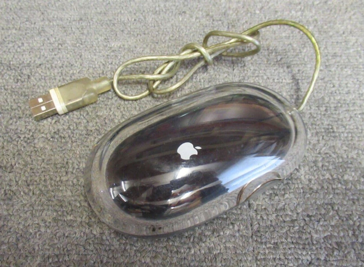Apple M5769 Black One Button Pro Wired USB 400 DPI Optical Mouse