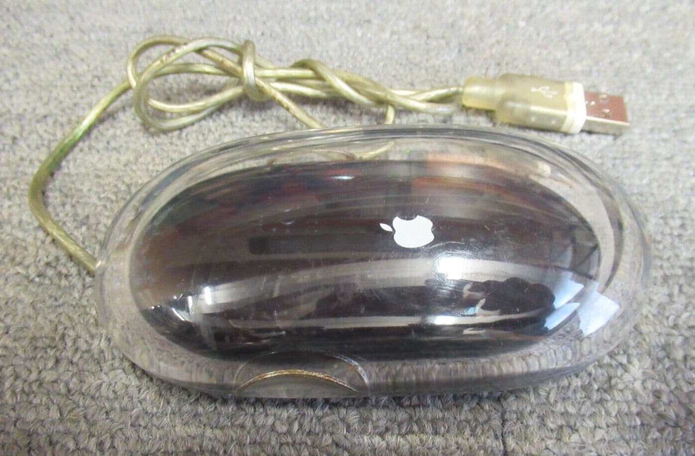 Apple M5769 Black One Button Pro Wired USB 400 DPI Optical Mouse