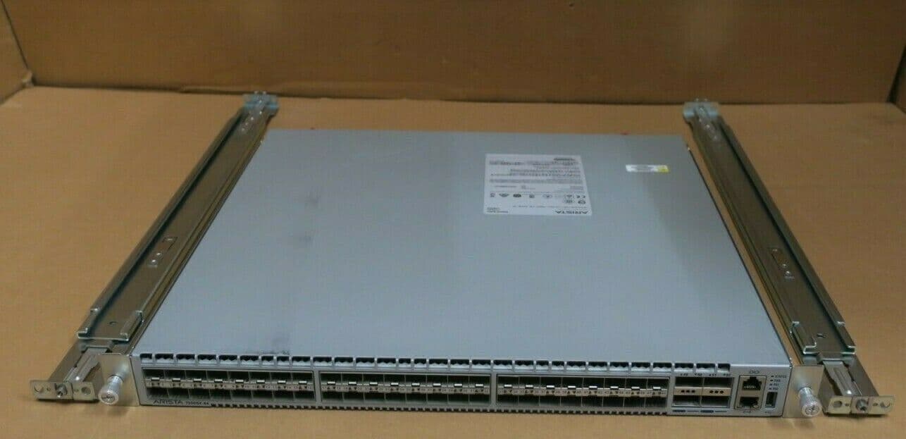 Arista 7050SX-64 48x 1/10GbE SFP 4x 40GbE QSFP L3 Switch DCS-7050SX-64-F