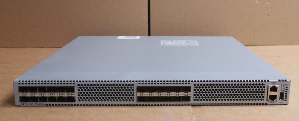 Arista 7150S-24 24x 1/10GbE SFP Port 1U Managed Switch DCS-7150S-24-R