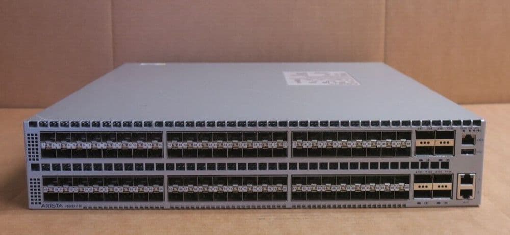 Arista DCS-7050SX-128 96x 1/10GbE SFP 8x 40GbE QSFP Port 2U Switch 2x PSU