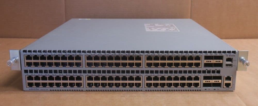 Arista DCS-7050TX-128 96x 1/10GBase-T 8x 40GbE QSFP Port 2U Switch 2x PSU