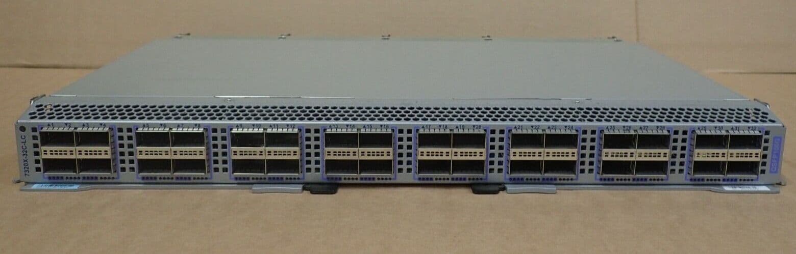 Arista DCS-7320X-32C-LC linecard for 7304 7308 Series 32 port 100GbE QSFP