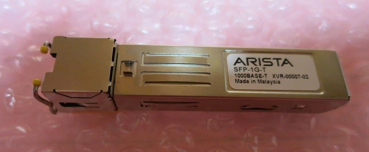 Arista Networks SFP-1G-T 1000BASE-T SFP Transceiver RJ45 Connector XVR ...