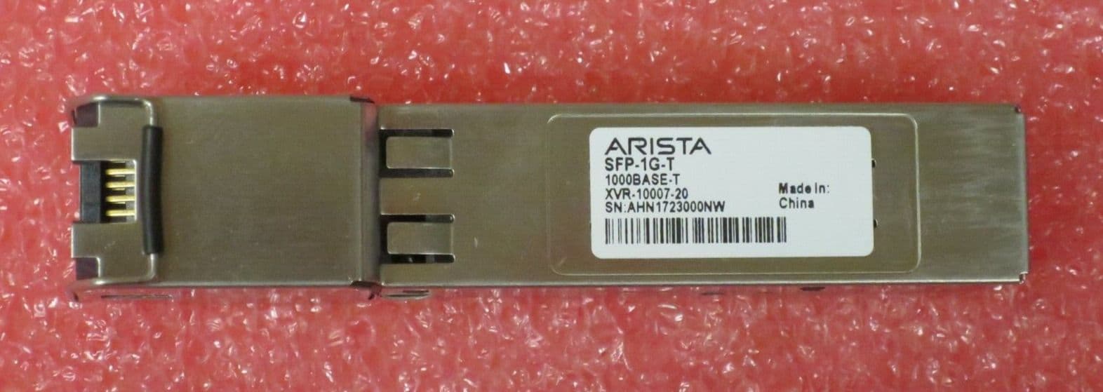 Arista Networks SFP-1G-T 1000BASE-T SFP Transceiver RJ45 Connector XVR ...