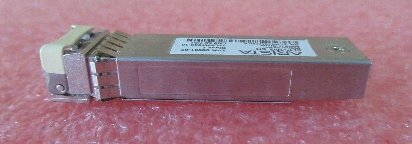 Arista SFP-10G-SR XVR-00001-02 10G SR SFP Ethernet Module Transceiver