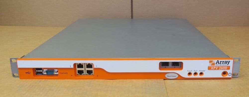Array Networks APV 2600 AppVelocity-S Redundant ADC Load Balancer AW977224-R