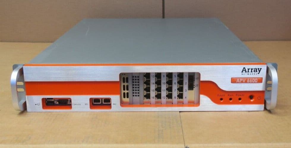 Array Networks APV 6600 AppVelocity-S Application Delivery Controller 960041 1PS