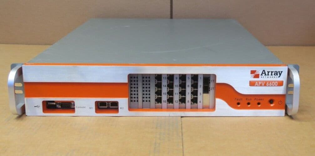 Array Networks APV 6600 AppVelocity-S Redundant ADC Unit 977407-R Licenses